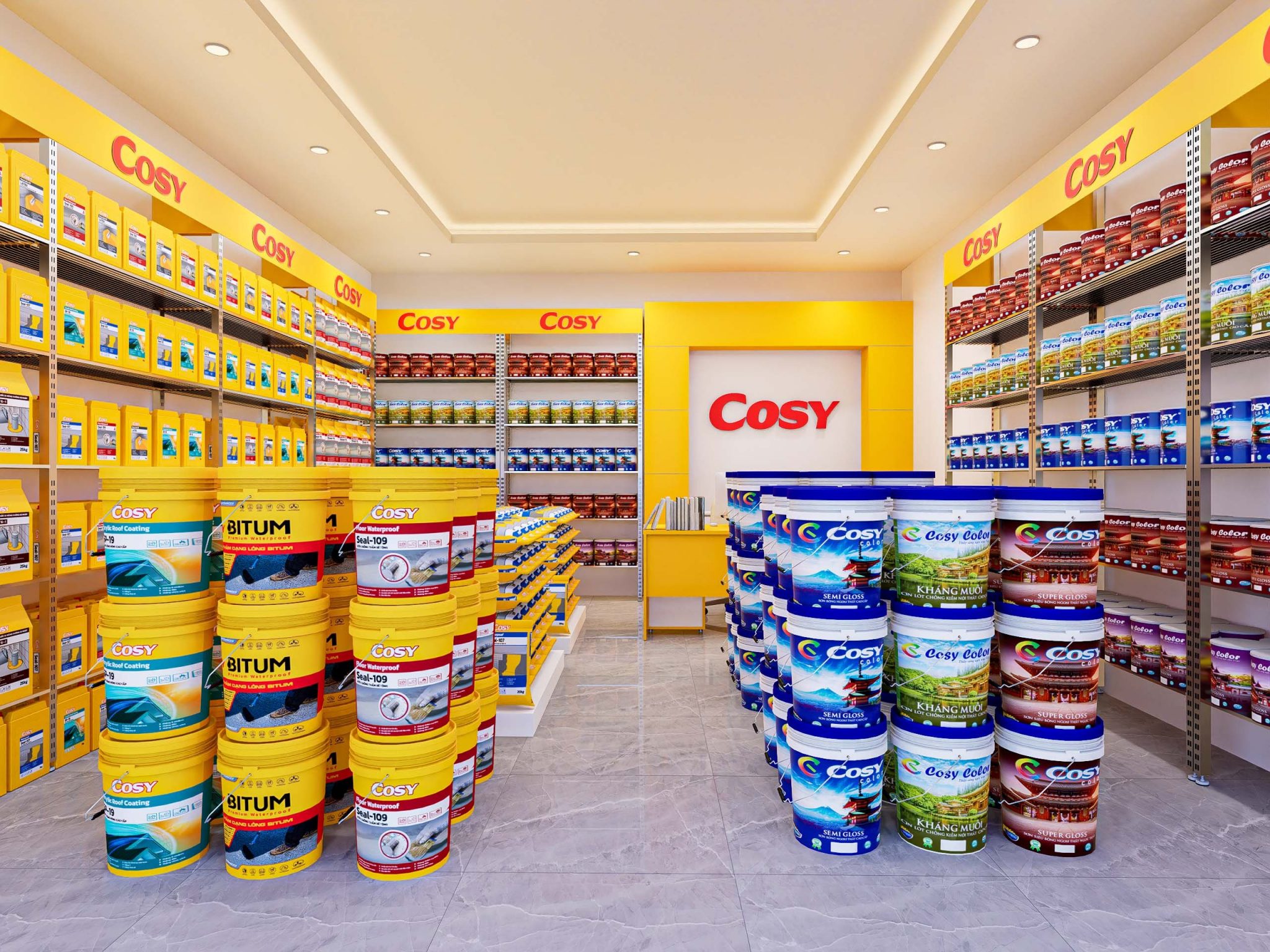 Mở đại lý chống thấm Cosy - Cosypaint